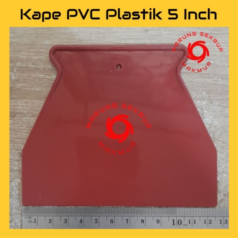 Jual Kape PVC Scraper 5 Inch / Skrap Plastik Alat Dempul 12.5CM | Shopee Indonesia
