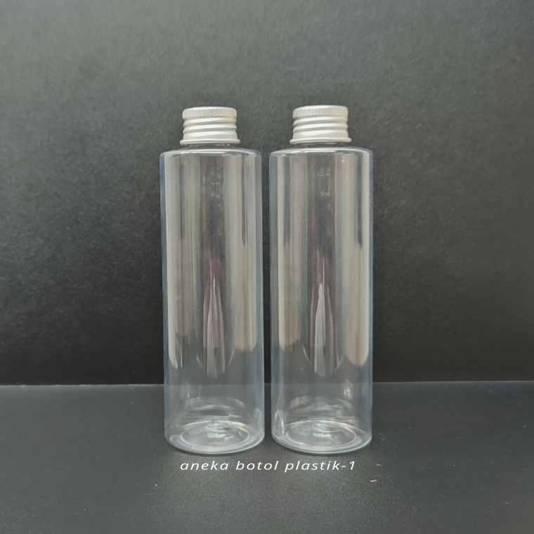 Jual Botol Pet Rf 200ml Clear & Tutup Ulir Aluminium / Botol 200ml ...