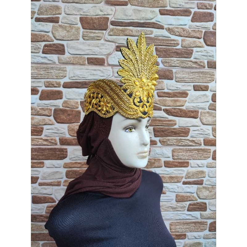 Jual mahkota siger bordir tari motip nanas | Shopee Indonesia