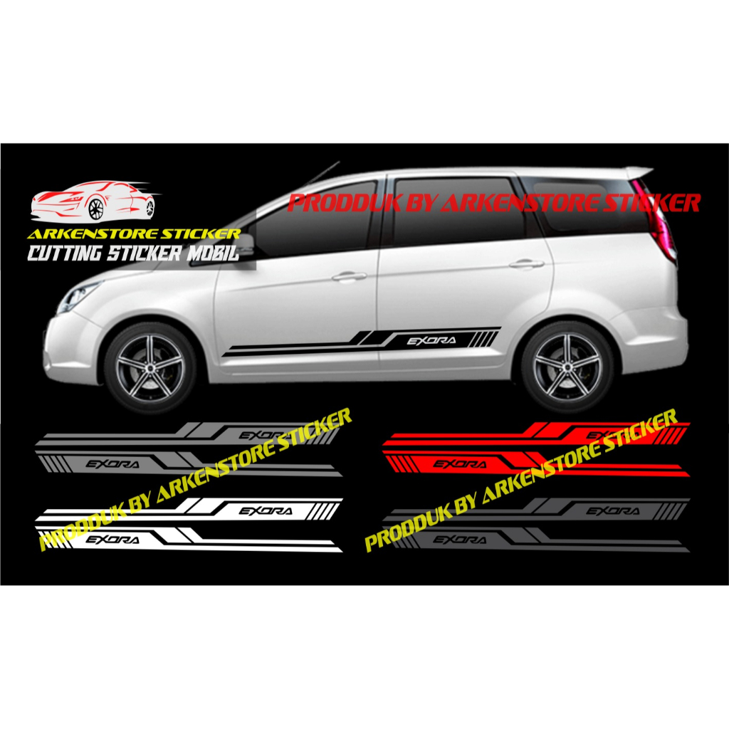 Jual sticker mobil exora cutting sticker list mobil proton exora ...