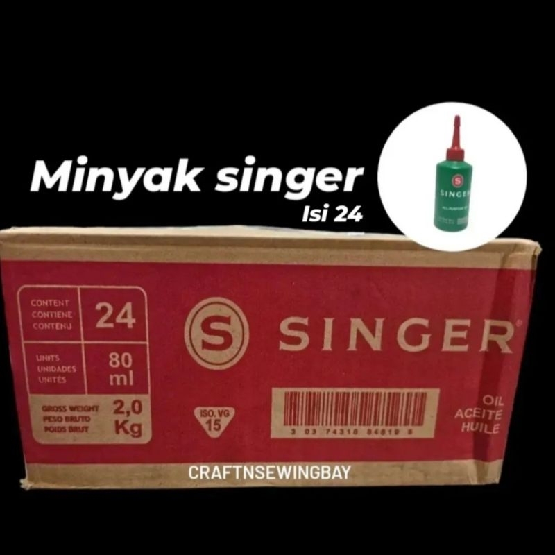 Jual Minyak Singer Original Grosir isi 24 botol | Shopee Indonesia