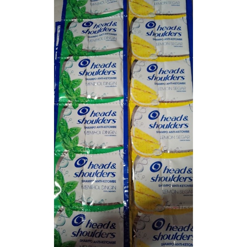 Jual Paket Shampo Head and Shoulder (Random) 4 renceng (96 sachet ...