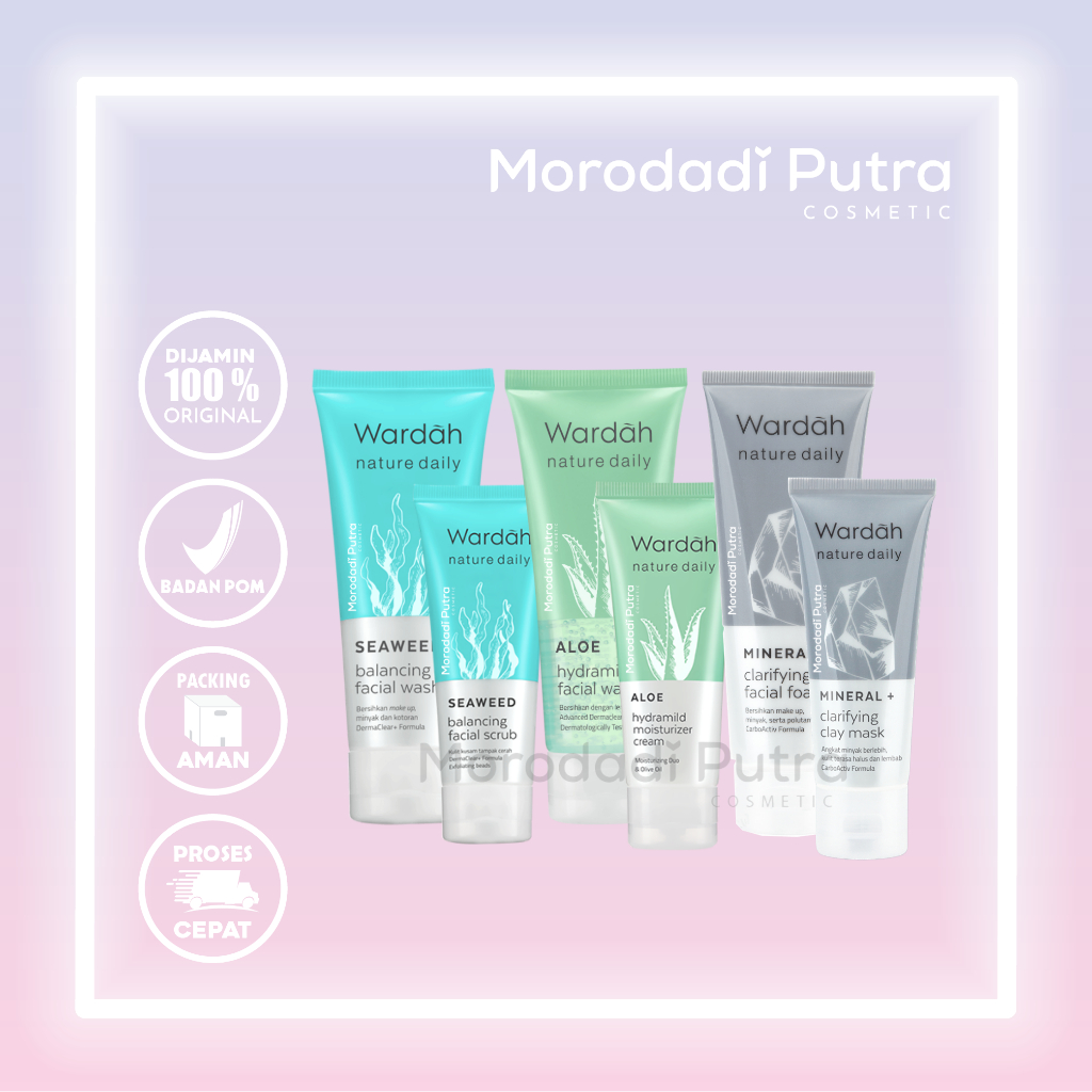 Jual WARDAH - Nature Daily Series - LIVE Product | Shopee Indonesia