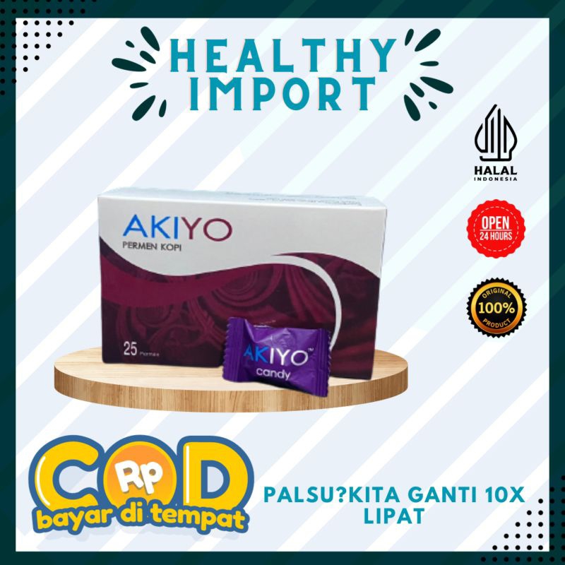 Jual Akiyo Candy - Permen Akiyo candy Asli 1Box 25 pcs original BPOM ...
