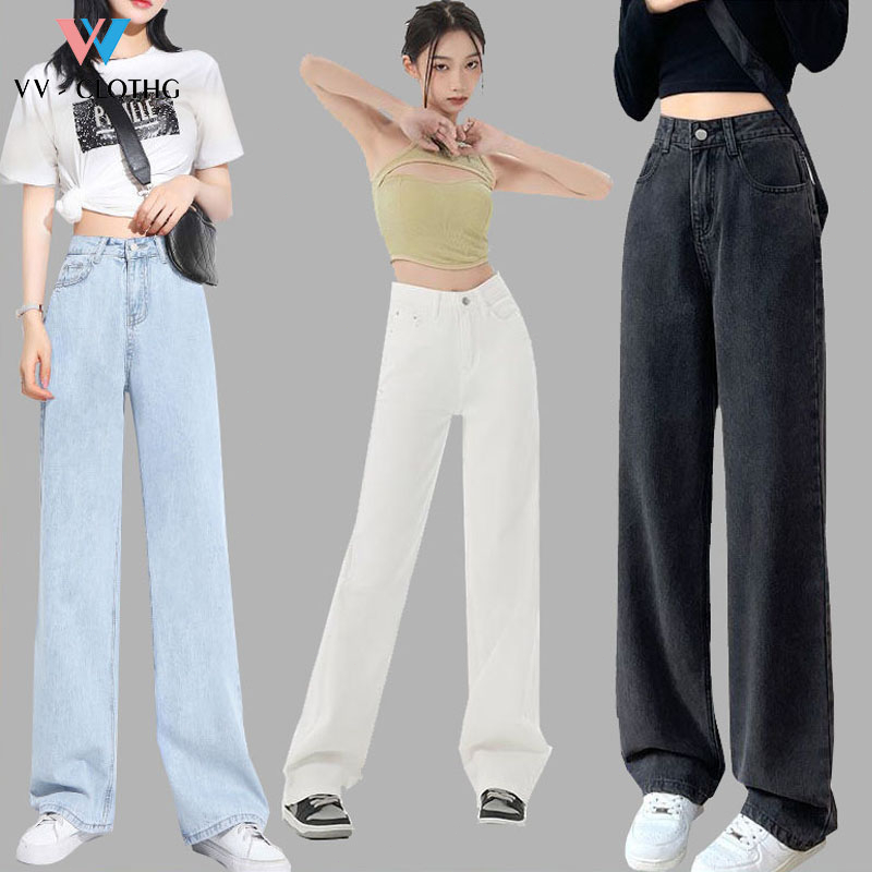 Jual VV - Clothg - Celana Jeans Wanita Highwaist S-XL | Shopee Indonesia