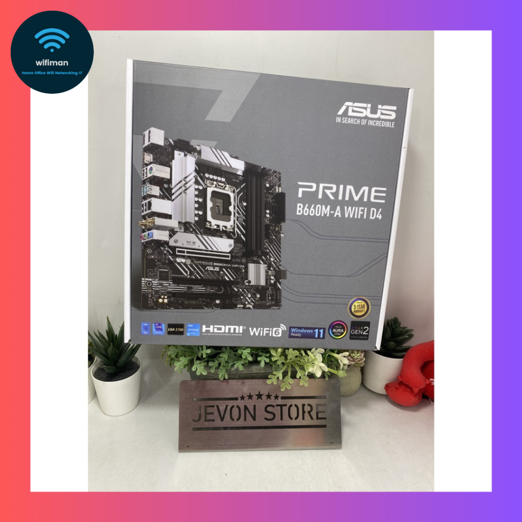 Jual Asus Prime B660M-A Wifi D4 - Intel LGA 1700 B660 mATX Motherboard ...