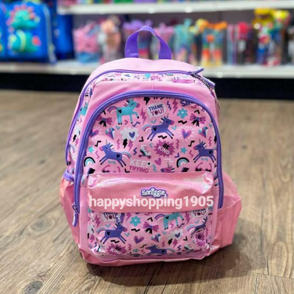 Jual SMIGGLE JUNIOR BACKPACK CLOUD9 PINK UNICORN - TAS RANSEL SMIGGLE ...