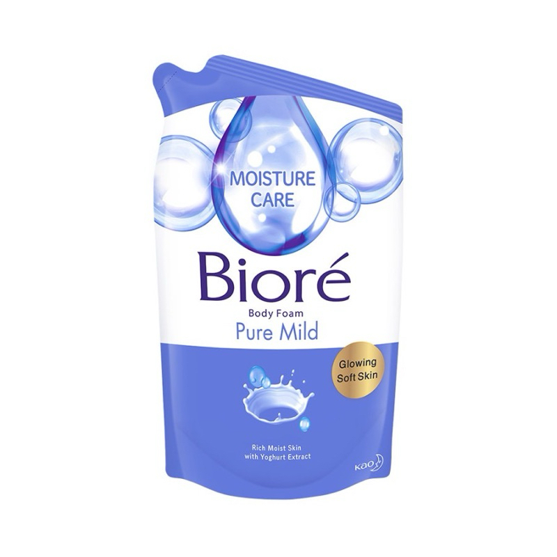 Jual Biore Body Foam Pure Mild 400ml/800ml Sabun Mandi Cair Refill | Shopee Indonesia