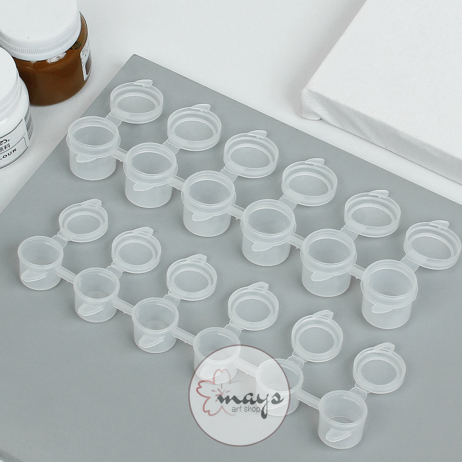 Jual Pot Kecil Tempat 6 x 5 ml Renteng - Tube Botol Container Cat Lukis ...