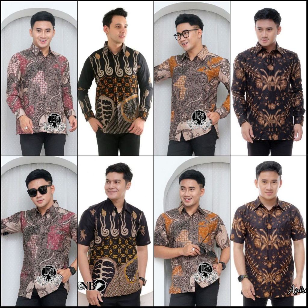 Jual BATIK PRIA LENGAN PANJANG BATIK PREMIUM SIZE M L XL XXL motif ...