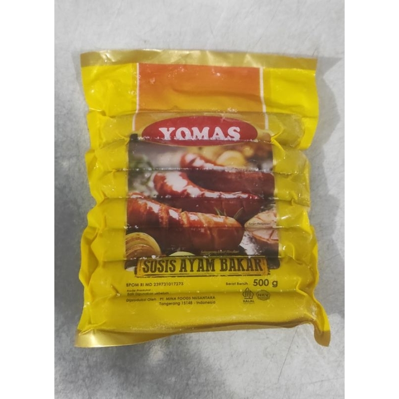 Jual Yomas Sosis Ayam Bakar Jumbo isi 7 pcs | Shopee Indonesia