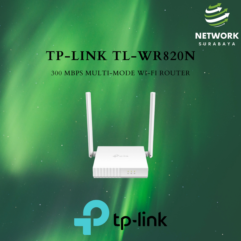 Jual TP LINK TL-WR820N 300 Mbps Multi-Mode Wi-Fi Router | Shopee Indonesia