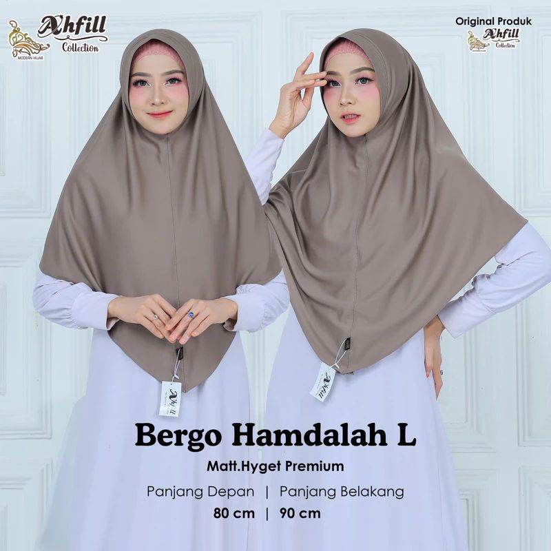 Jual Hijab Bergo Hamidah Size L (free gift) | Shopee Indonesia