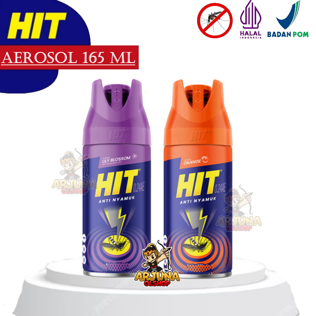 Jual Hit Anti Nyamuk & Kecoa Spray 150ML 180ML orange Lily Blossom ...