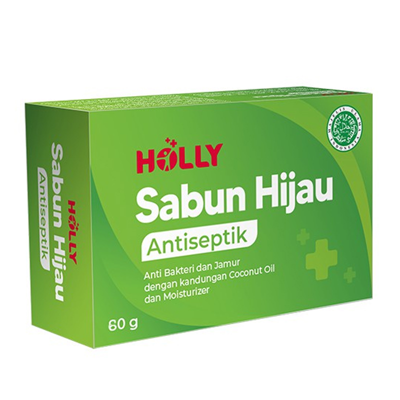 Jual HOLLY SABUN HIJAU ANTISEPTIK 60 GR ANTI BAKTERI DAN JAMUR | Shopee ...