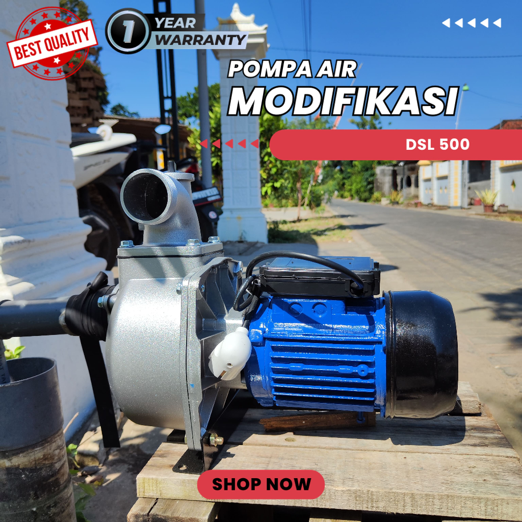 Jual harga pompa air modifikasi type dsl 500 alkon diesel pipa in/out 2 ...