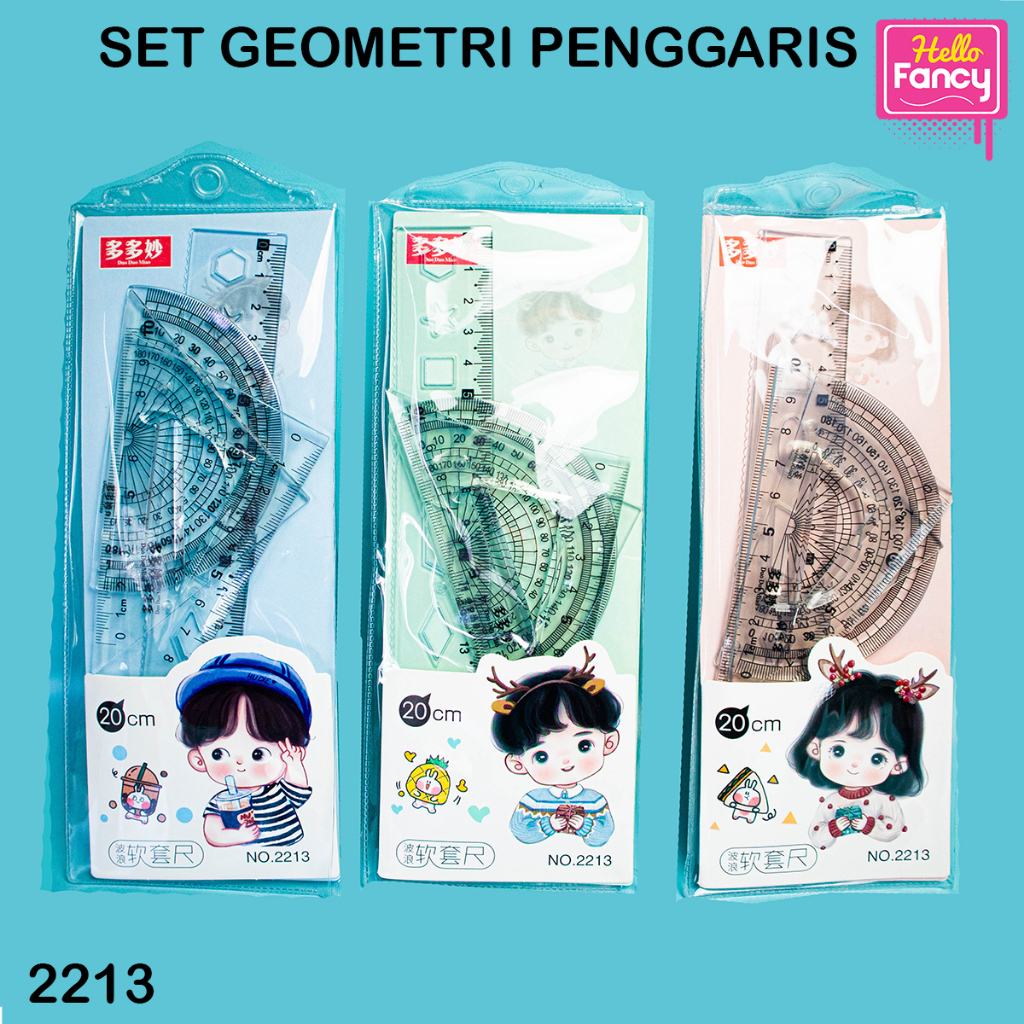 Jual Flexible Ruler Set 20 Cm | Penggaris Lentur Tidak Mudah Patah 1 ...