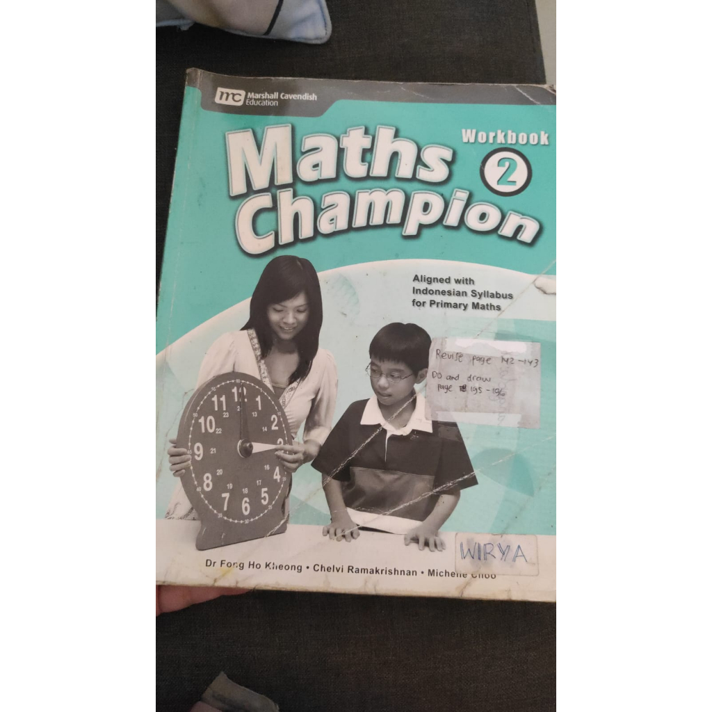 Jual Buku Bekas Matematika Maths Champion Workbook 2 dan Textbook 2 ...