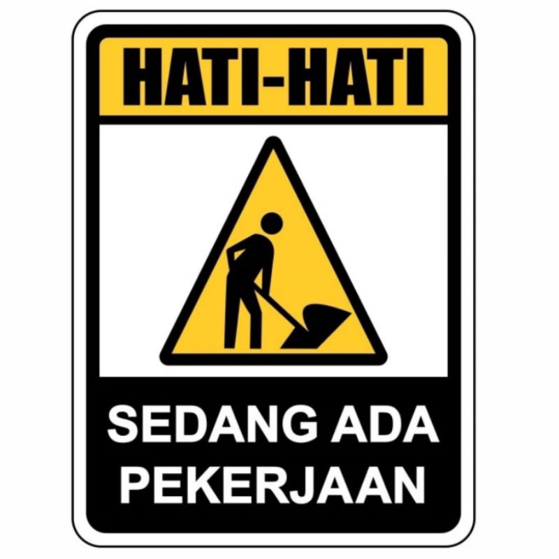 Jual Plang rambu lalulintas / papan jalan / plang rambu K3 custom plat ...