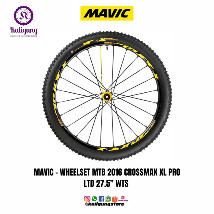 Jual MAVIC Wheelset CrossMax XL Pro Ltd 27.5 TA 20 Roda Depan MTB Enduro DH | Shopee Indonesia