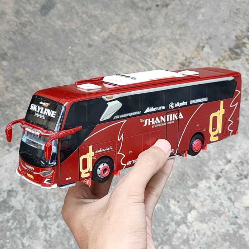 Jual MINIATUR BIS SHANTIKA SKYLINE | Shopee Indonesia