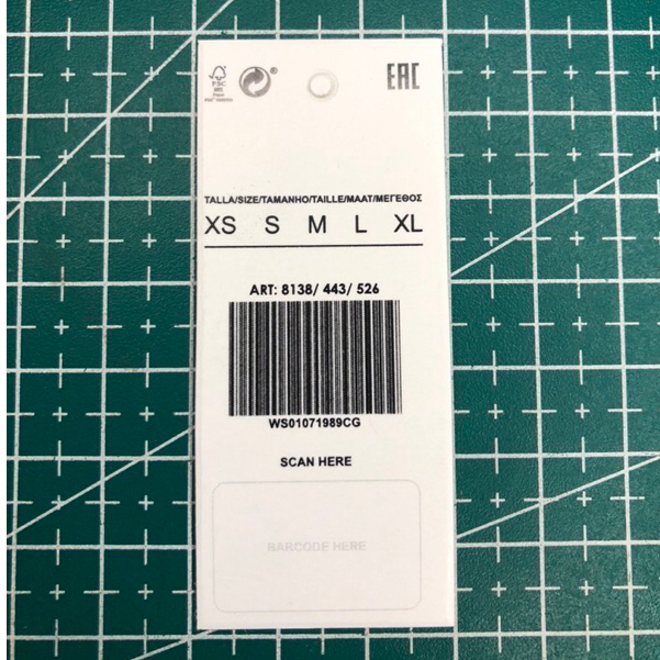 Jual ORIGINAL BARCODE NEW LABEL TAG PREMIUM CO 1X DI KIRIM 600PCS ...