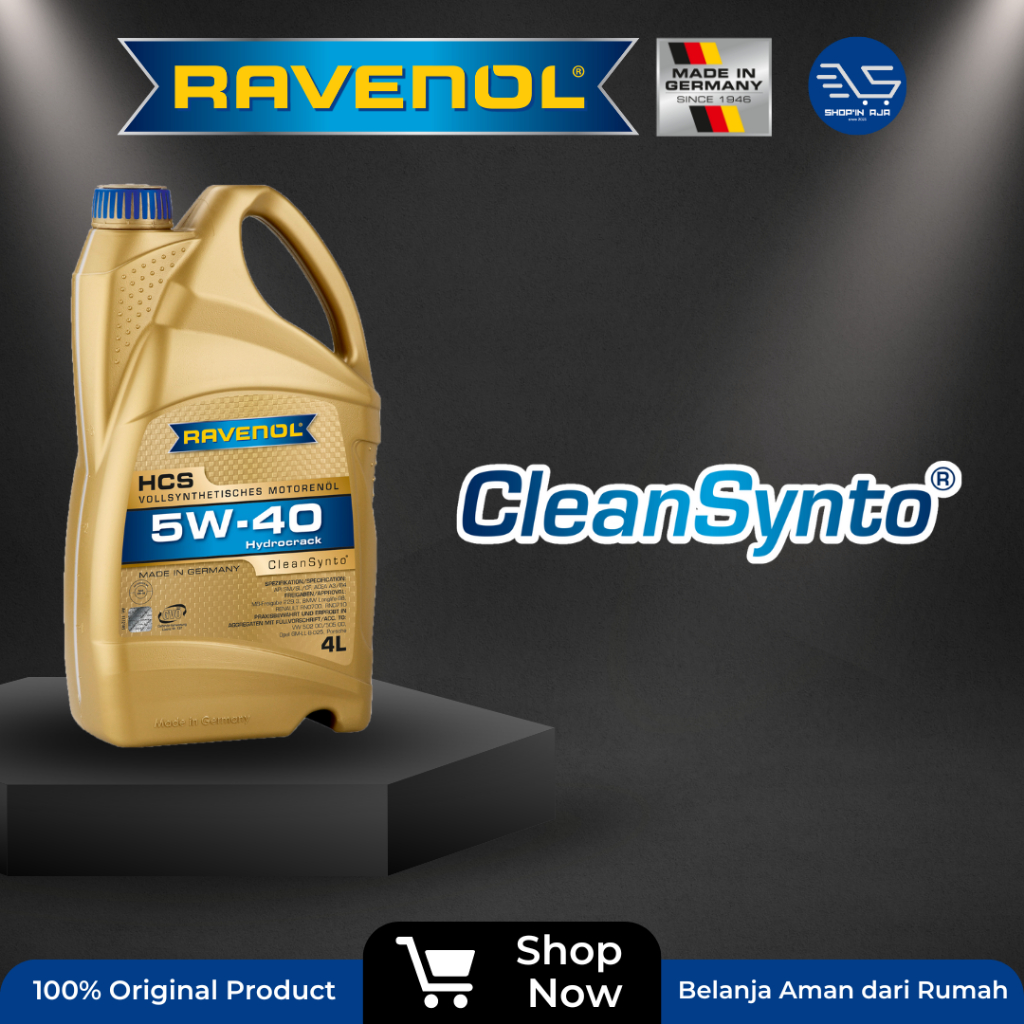 Jual OLI RAVENOL HCS 5W - 40 (1 Liter) | Shopee Indonesia