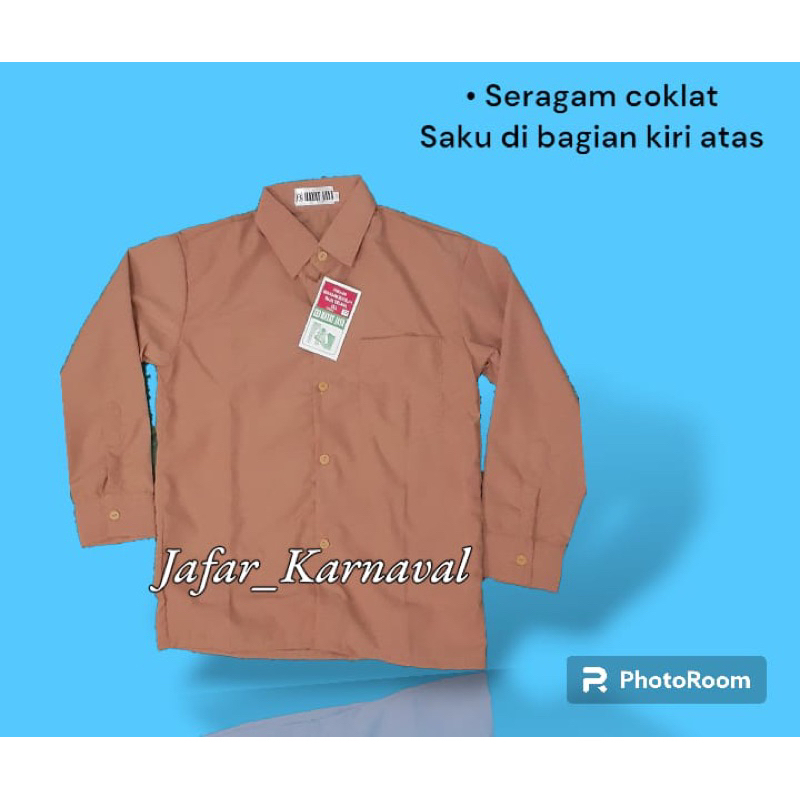 Jual SERAGAM SEKOLAH PRAMUKA PENGGALANG LENGAN PANJANG BAJU PRAMUKA KEMEJA PRAMUKa SD ,MTS, SMP ...