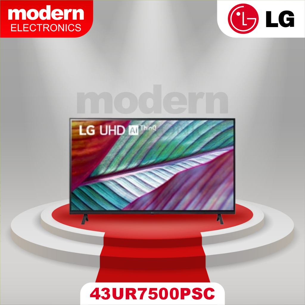 Jual LG 43UR7500 SMART TV UHD 4K 43 INCH THINQ AI 43UR7500PSC | Shopee ...
