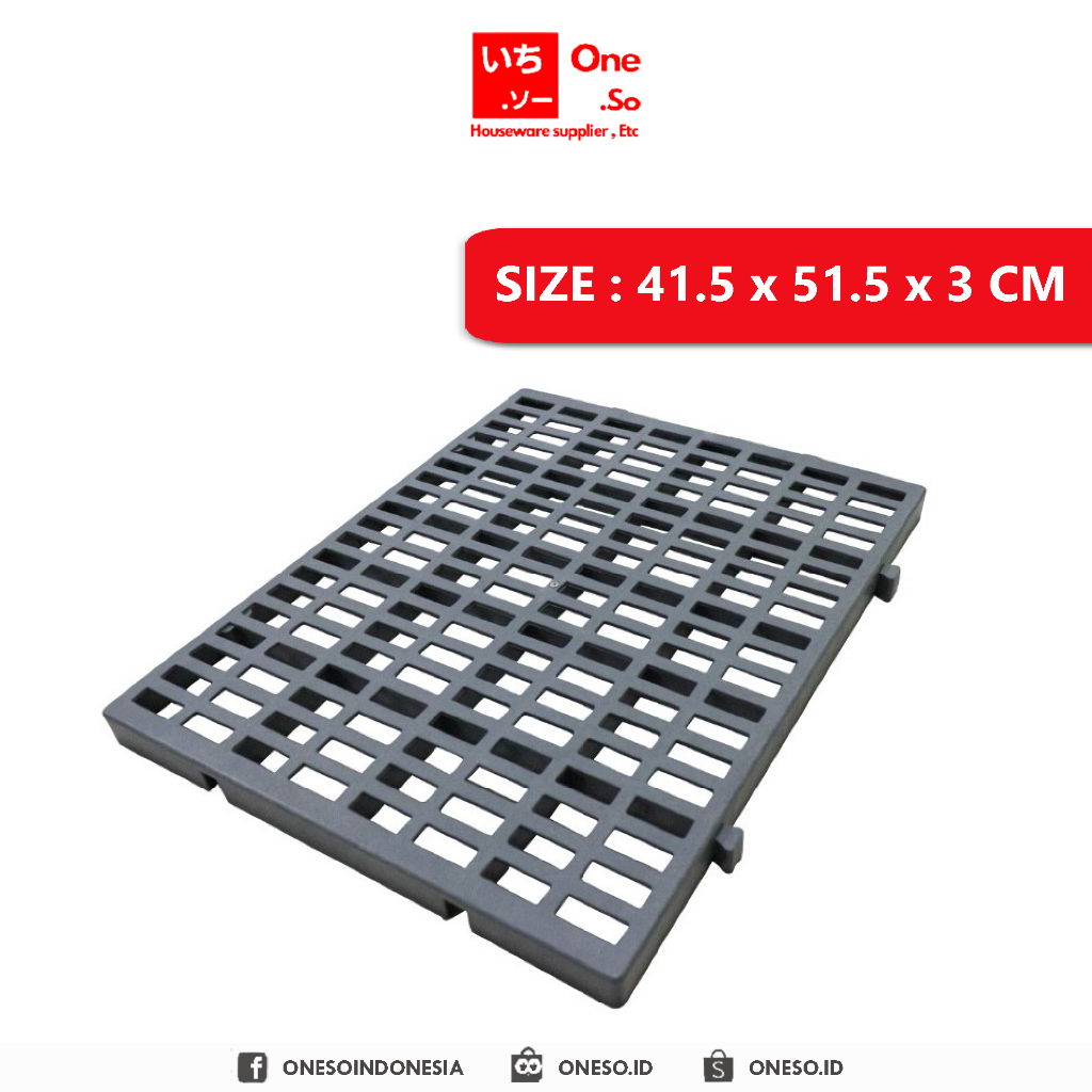 Jual Palet plastik / Alas kandang / Tatakan / Pabrik / Gudang ( HD ) uk. 415x515x30mm | Shopee ...