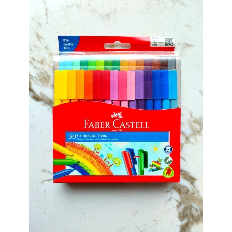 Jual Connector Pen 30 Warna Faber Castell 155051 | Shopee Indonesia