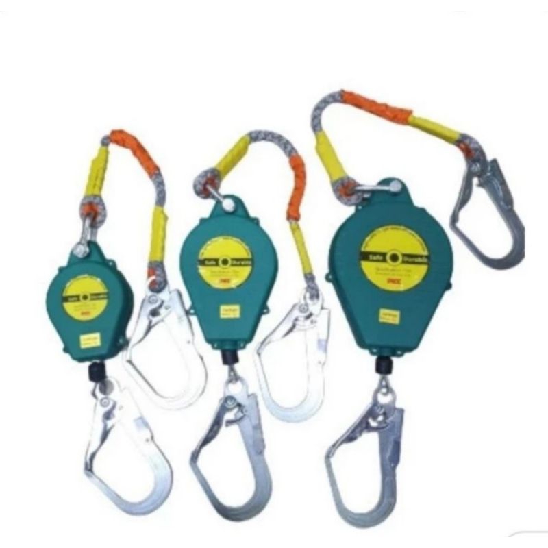 Jual Fall Arrester retravtable lifeline 150kg/ 10 meter Big hook safety ...