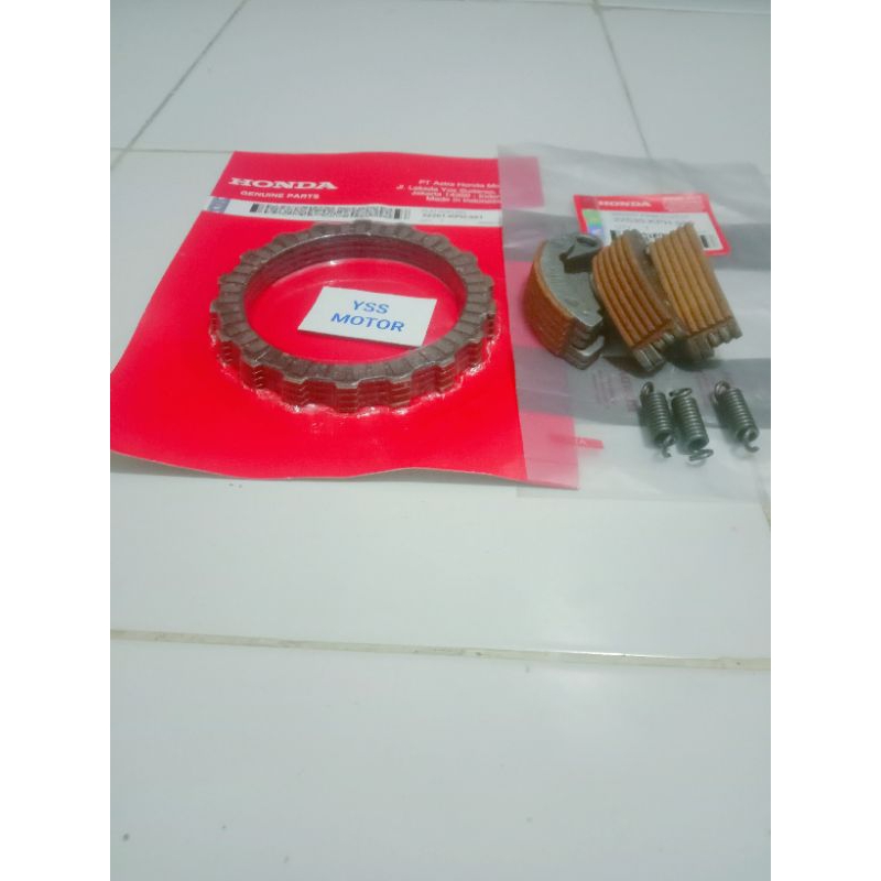 Jual paket plat kopling + kampas ganda only karisma Supra x 125 Kirana kph | Shopee Indonesia