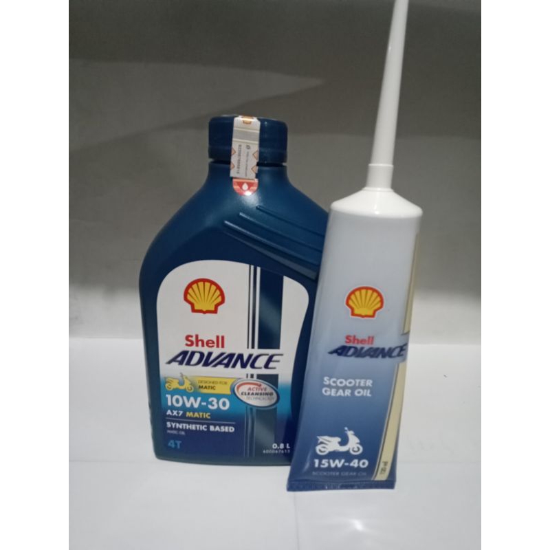 Jual Oli Shell Ax7 Biru Buat Motir Matic/Bebek/Sport | Shopee Indonesia
