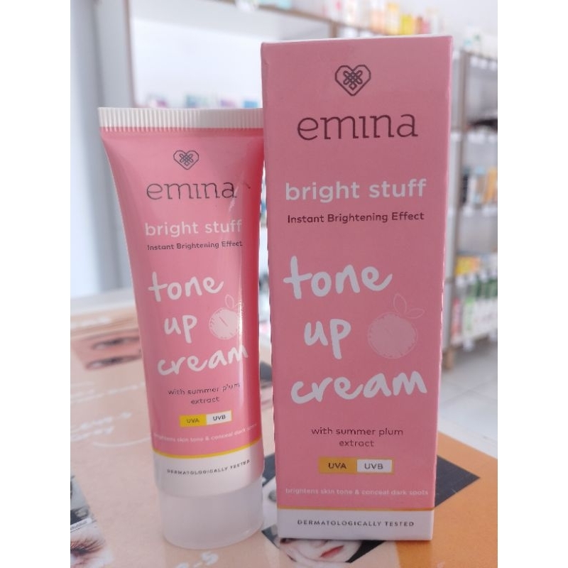 Jual Emina,bright stuff,tone up cream 20ml | Shopee Indonesia