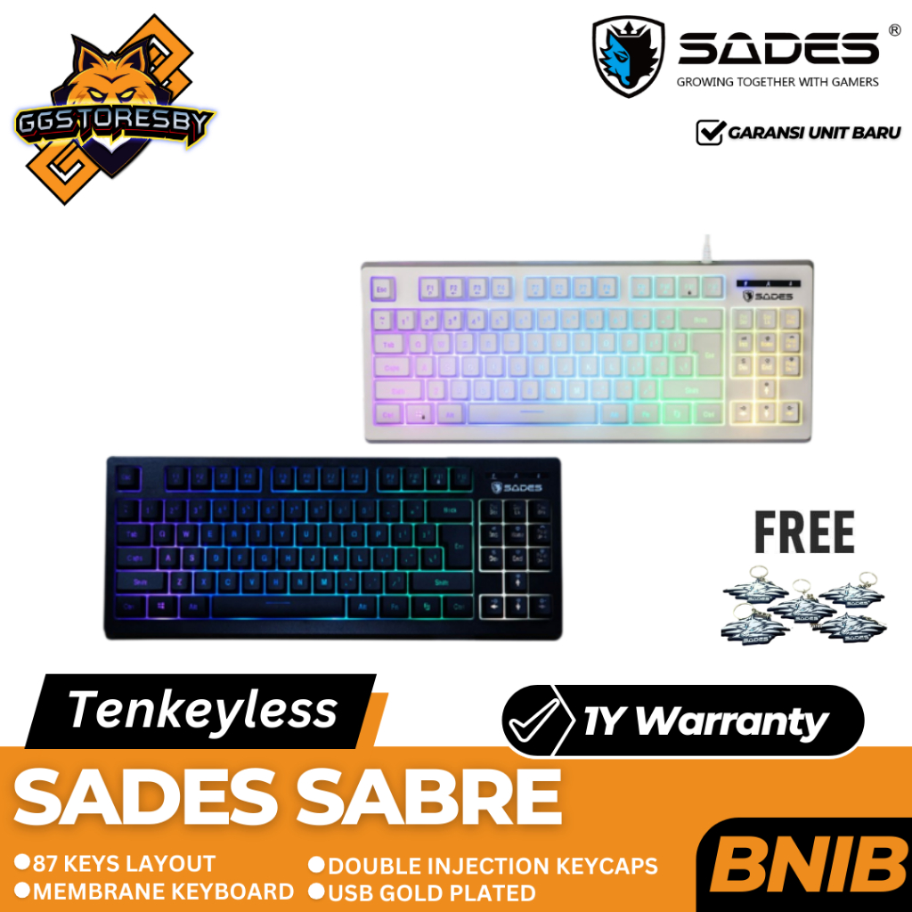 Jual SADES SABRE TKL RGB Gaming Keyboard | Shopee Indonesia