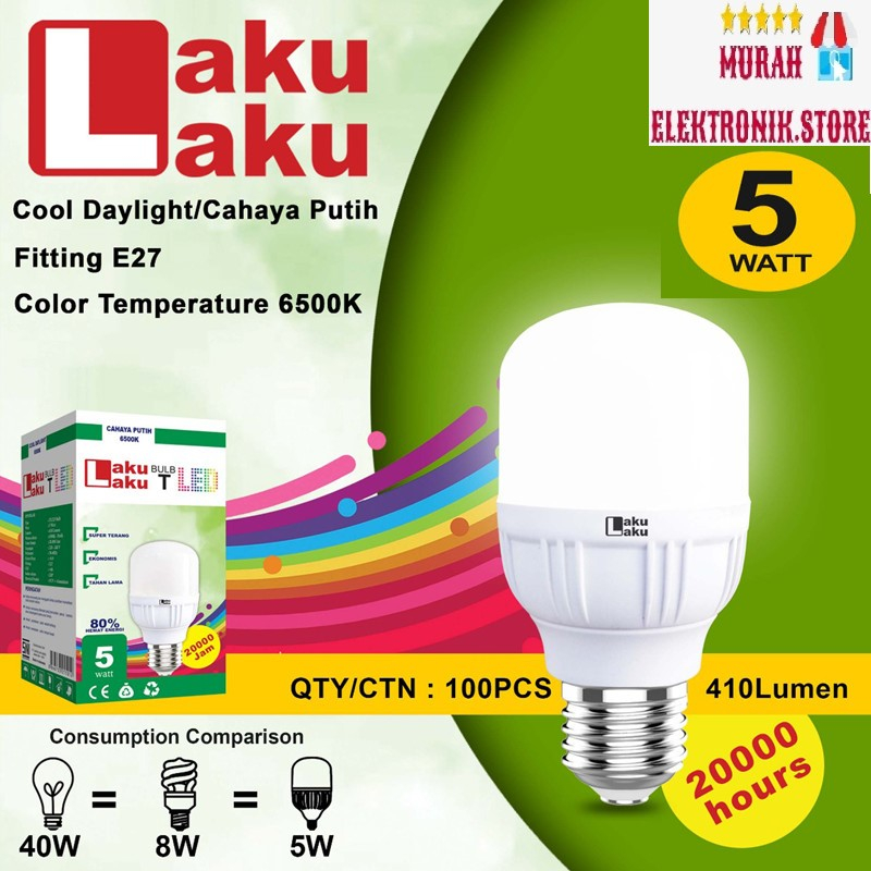 Jual LAMPU LAKU LAKU BULB T LED 15 WATT HEMAT ENERGI 15W 10W 5W PLANET LED | Shopee Indonesia