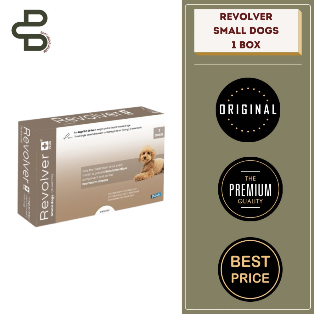 Jual REVOLVER PLUS SMALL DOG PER BOX // OBAT KUTU ANJING NO REVOLUTION ...