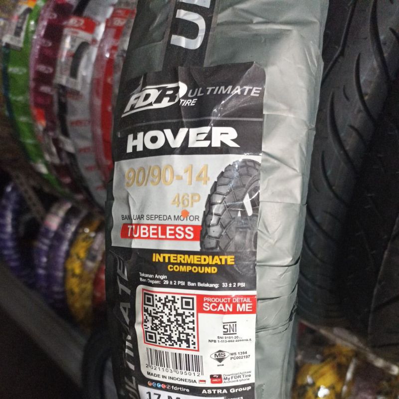 Jual Ban Motor Matic Tubeless 90/90-14 | Shopee Indonesia