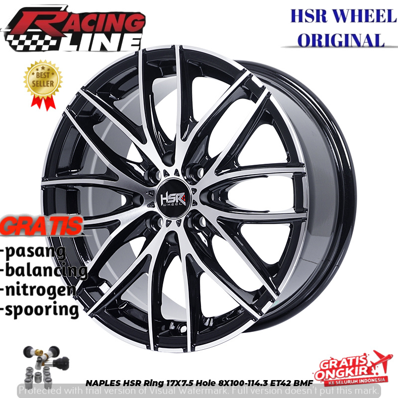 Jual Velg Mobil Racing Ring 17 Untuk Jazz Classy Starlet Baleno Genio ...