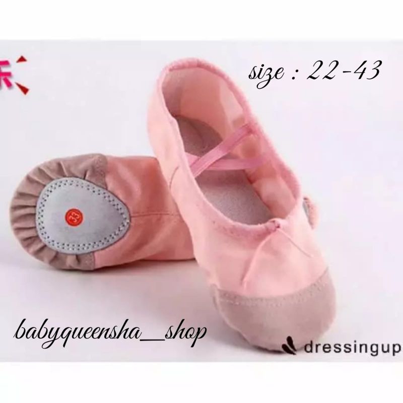 Jual tali kanvas kode D Sepatu ballet anak/sepatu ballet/sepatu ballet ...