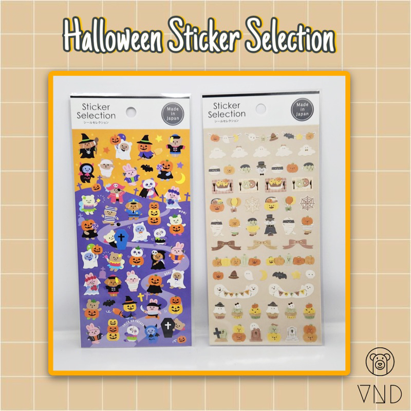 Jual Halloween Mini Sticker Selection ORI Japan | Shopee Indonesia