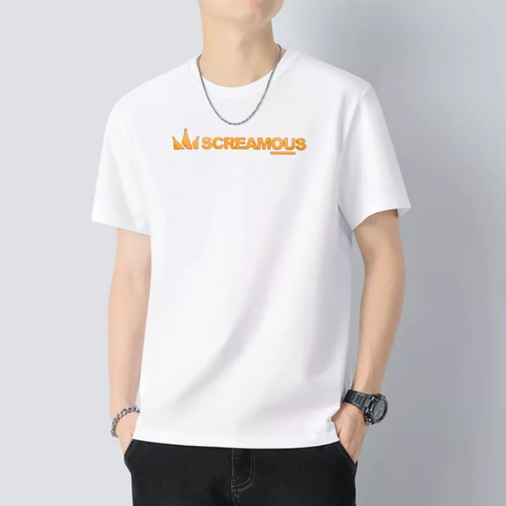 Jual Kaos Screamous Dewasa Pria Remaja Dewasa Keren Elegan Kekinian / T-shirt Screamous Cowok ...