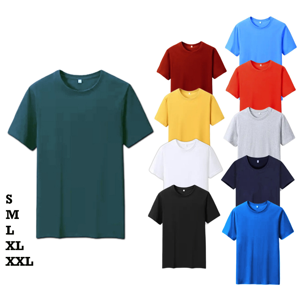 Jual Baju kaos POLOS lengan pendek / kaos oblong lengkap semua warna ...