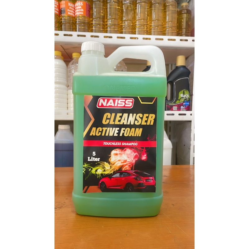 Jual naiss cleanser active foam/ shampo cuci motor kemasan 5 liter ...