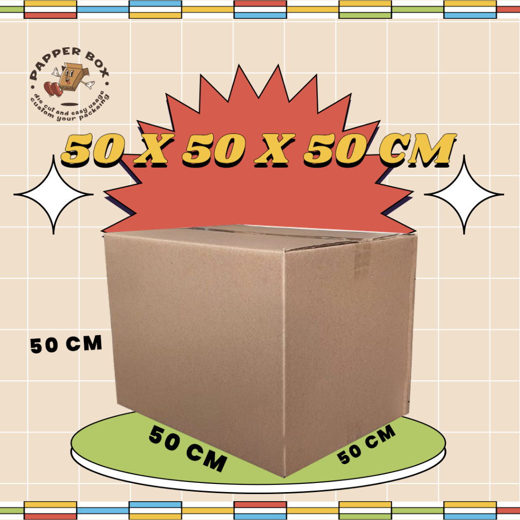 Jual KARDUS PACKING/KARDUS PINDAHAN/BOX BESAR UK 50X50X50 | Shopee ...