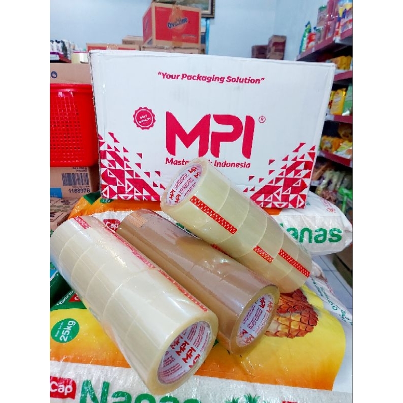 Jual Lakban MPI 2 Inch Per Pack Isi 6 Roll Plakban OPP | Shopee Indonesia