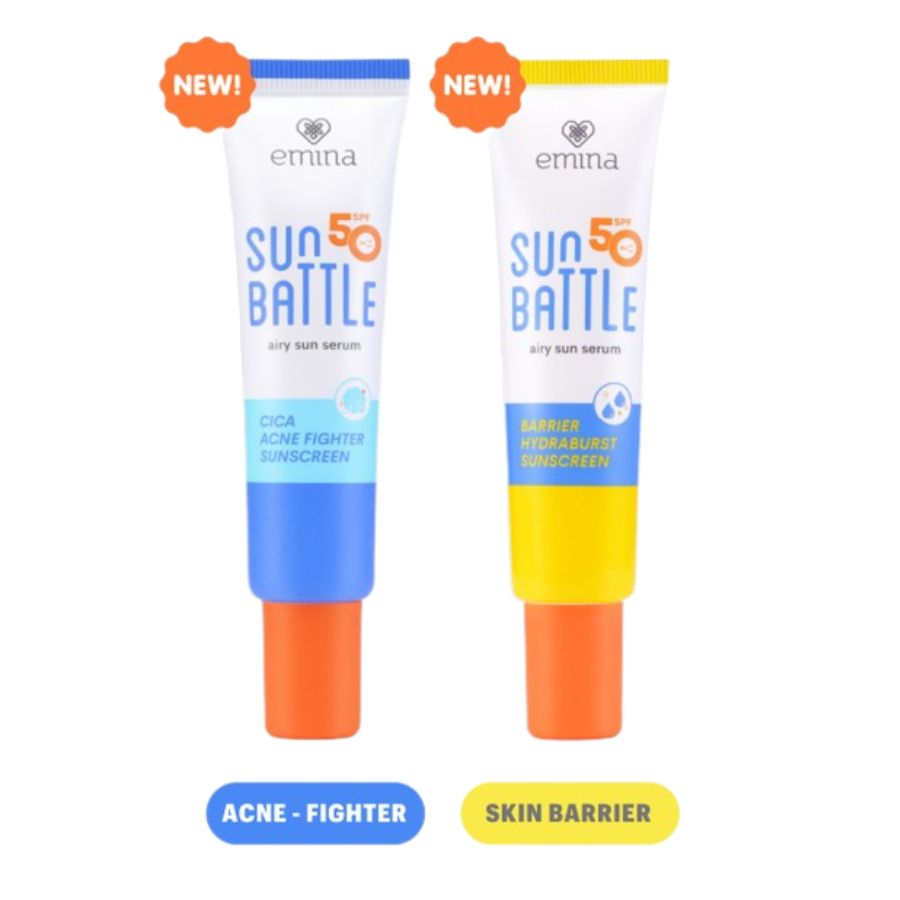 Jual Emina Sun Battle Airy Sun Serum Spf 50 Pa++++ | Shopee Indonesia