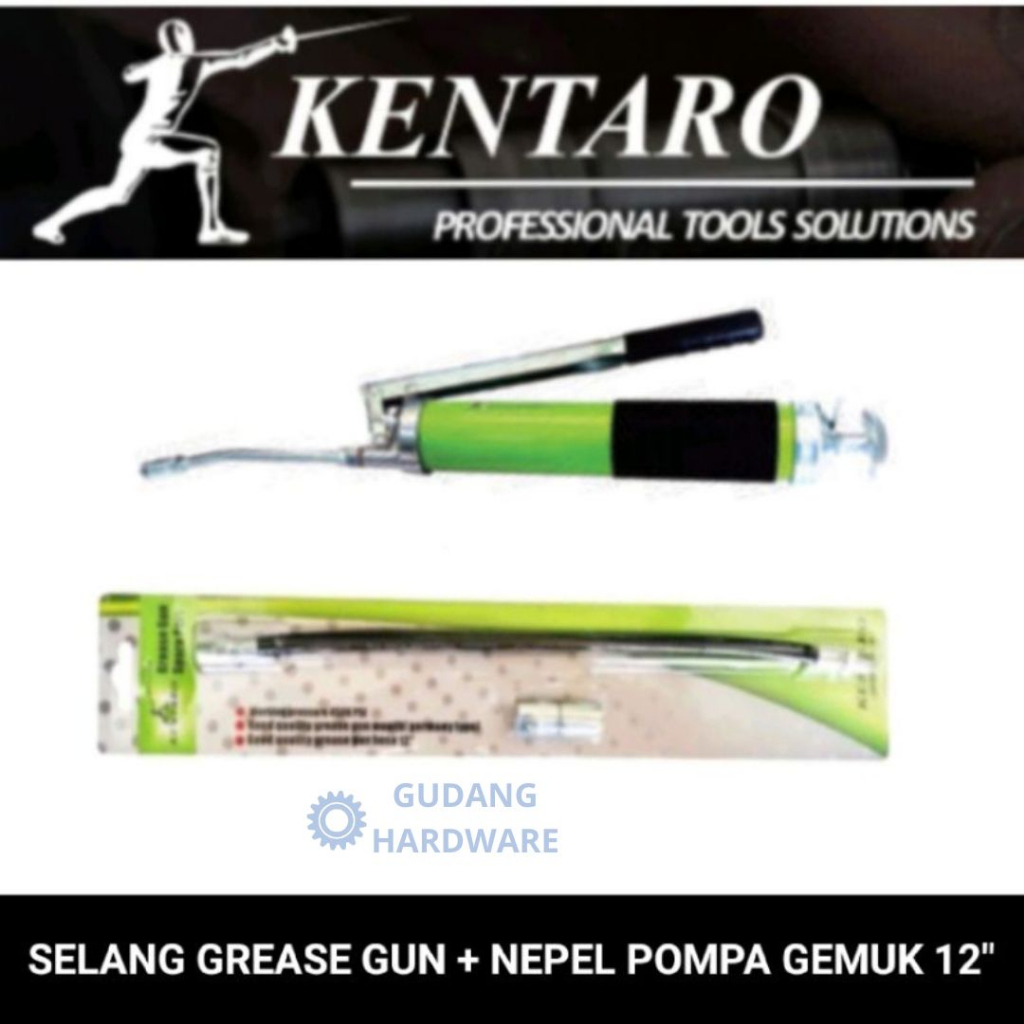 Jual selang Grease gun + nepel / pompa gemuk kentaro Japan quality ...