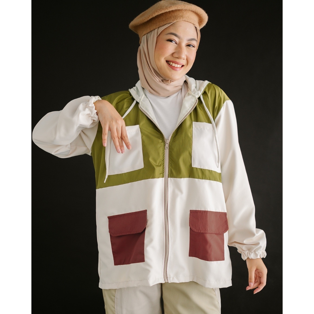 Jual Myrubylicious FLEDGER JACKET | ATASAN WANITA | JACKET PARASUT | Shopee Indonesia